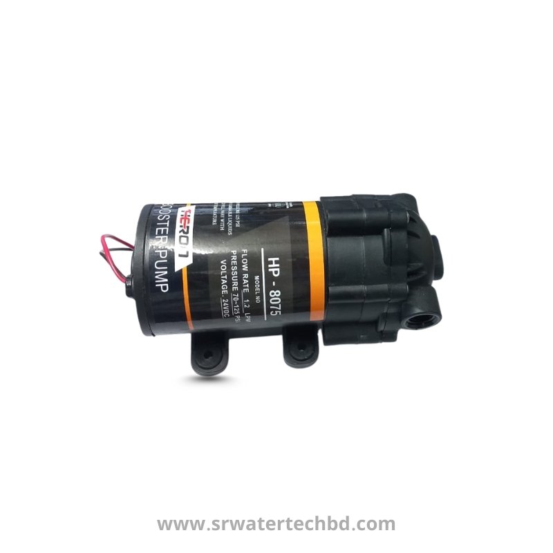 Heron RO Booster Pump 75 GPD Black – SR Water Tech BD